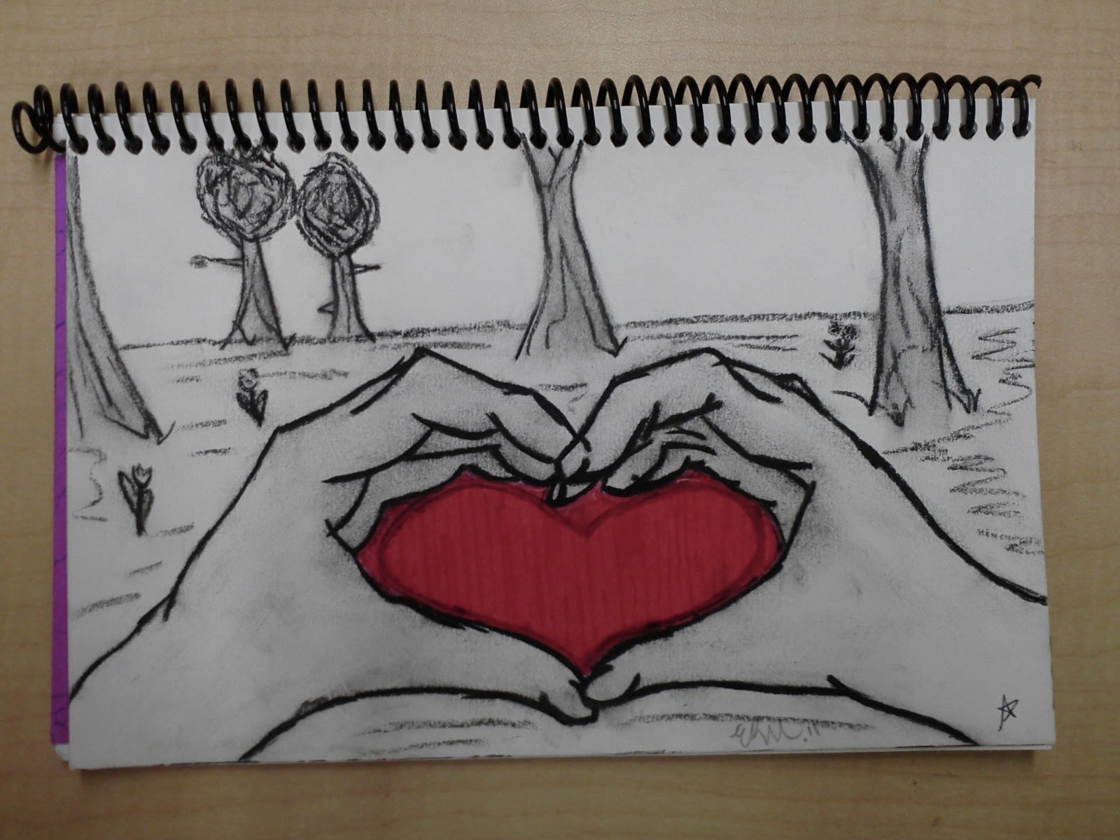 Ms. T's Art Page: Journal Idea- Draw Your Hands