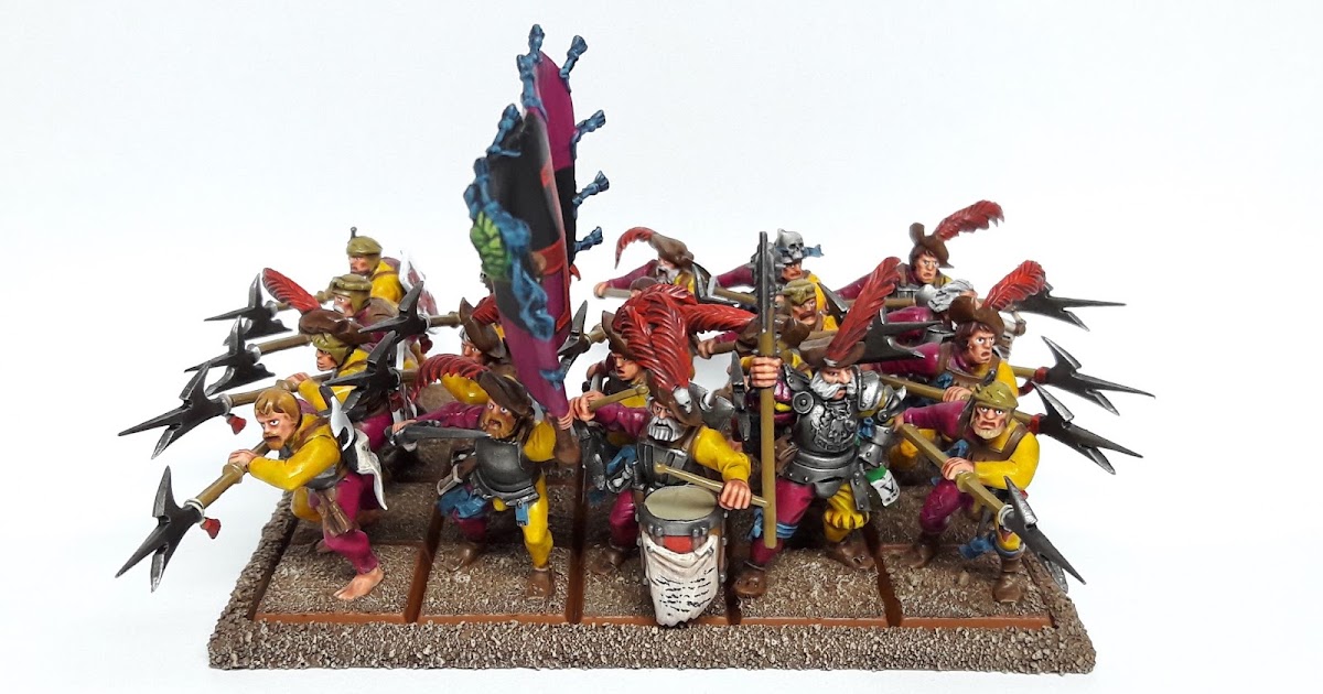 WrocWar: Warhammer Fantasy Battle: Ostermark Halberdiers