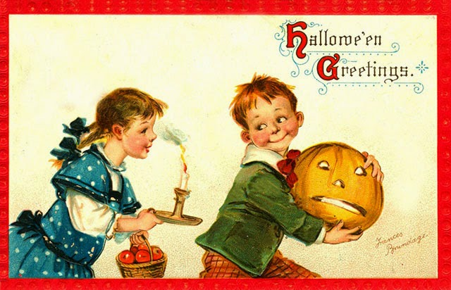A Collection of 25 Strange and Creepy Vintage Halloween Postcards ...