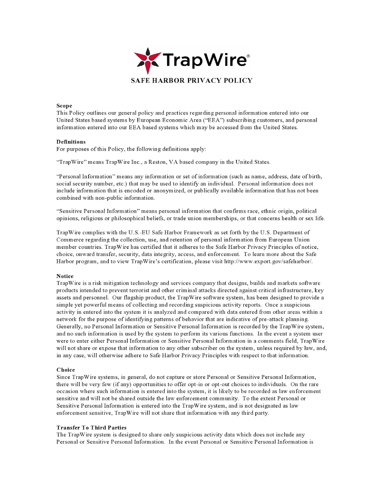 Subliminal Ridge: What the Heck is TrapWire?