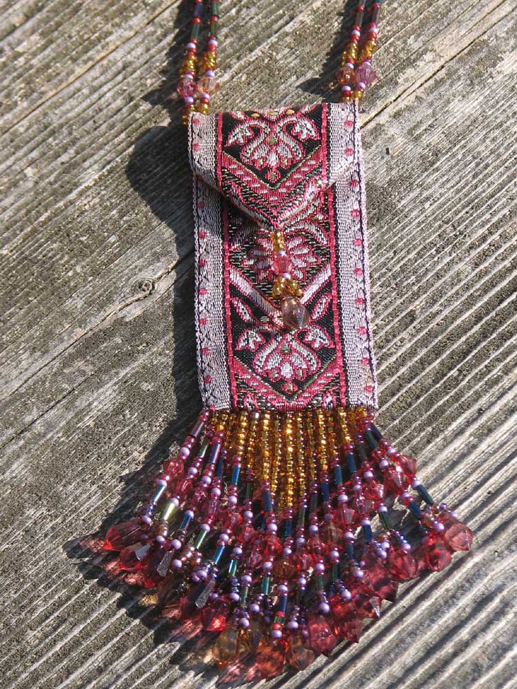 Discovery Bay Studio: Beaded Amulet Bag Necklaces