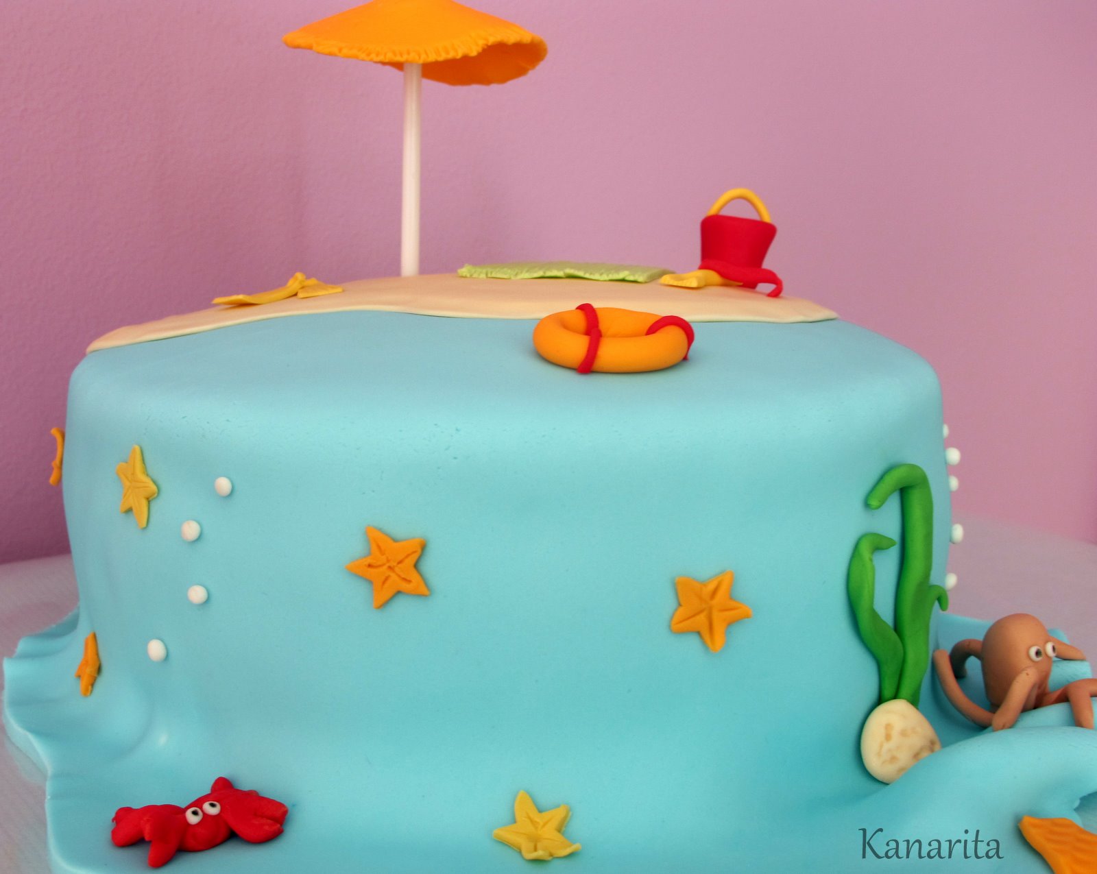 Los dulces de Kanarita: Pastel "Playa"