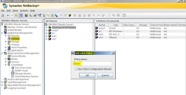 Remote Infrastructure Management: NetBackup NDMP Backup Configuration