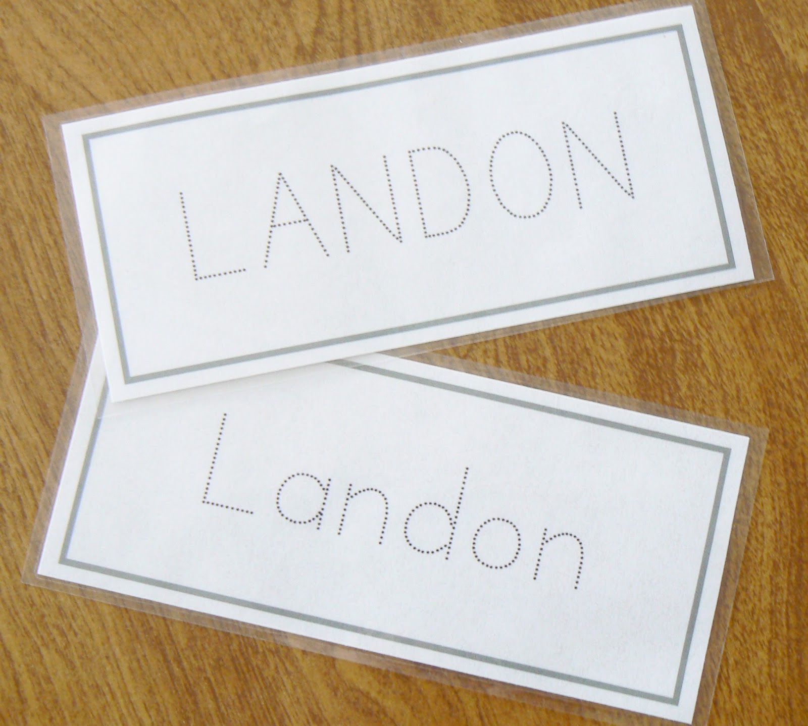 ourhomecreations: 6 activities to help your child recognition their name