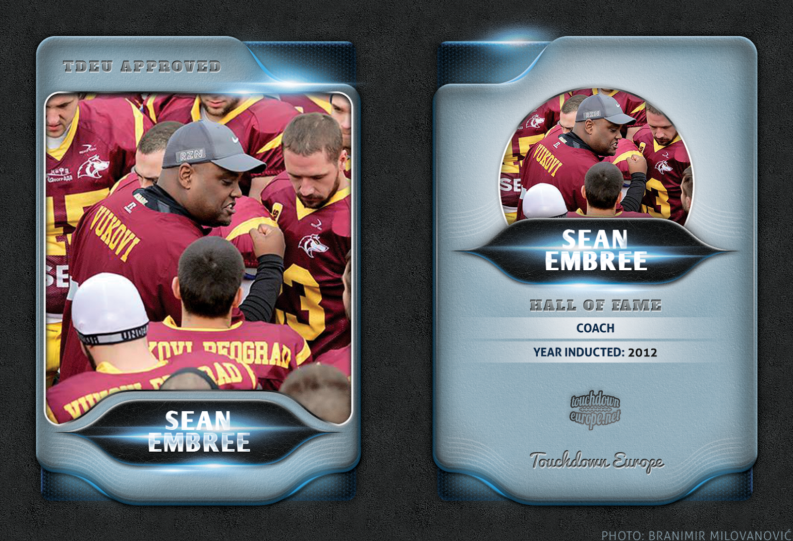 Hall of Fame: Sean Embree, Coach | Touchdown Europe