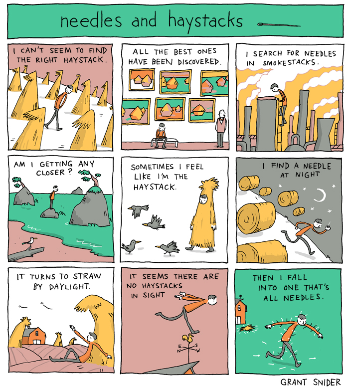 INCIDENTAL COMICS: Needles and Haystacks