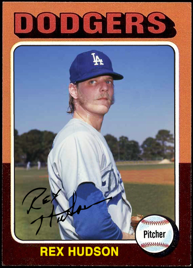 WHEN TOPPS HAD (BASE)BALLS!: NOT REALLY MISSING IN ACTION- 1975 REX HUDSON