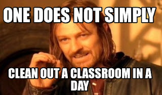 The First Grade Bloom: End-of-the-Year Classroom Clean Out