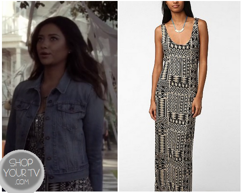 Pretty Little Liars: Season 3 Episode 13 Emily's Black and White Print ...