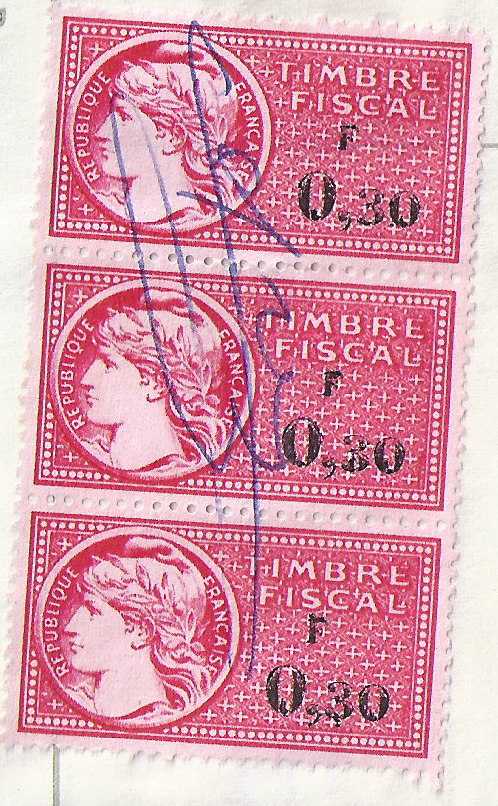 collection: Timbres fiscaux de France