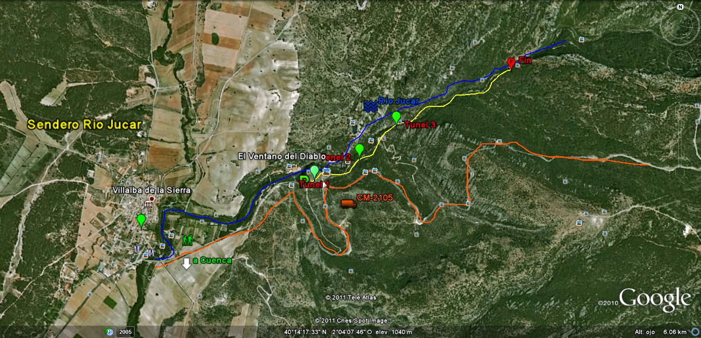 Senderos Almariya: 3. Sendero cañón del Río Jucar - Cuenca