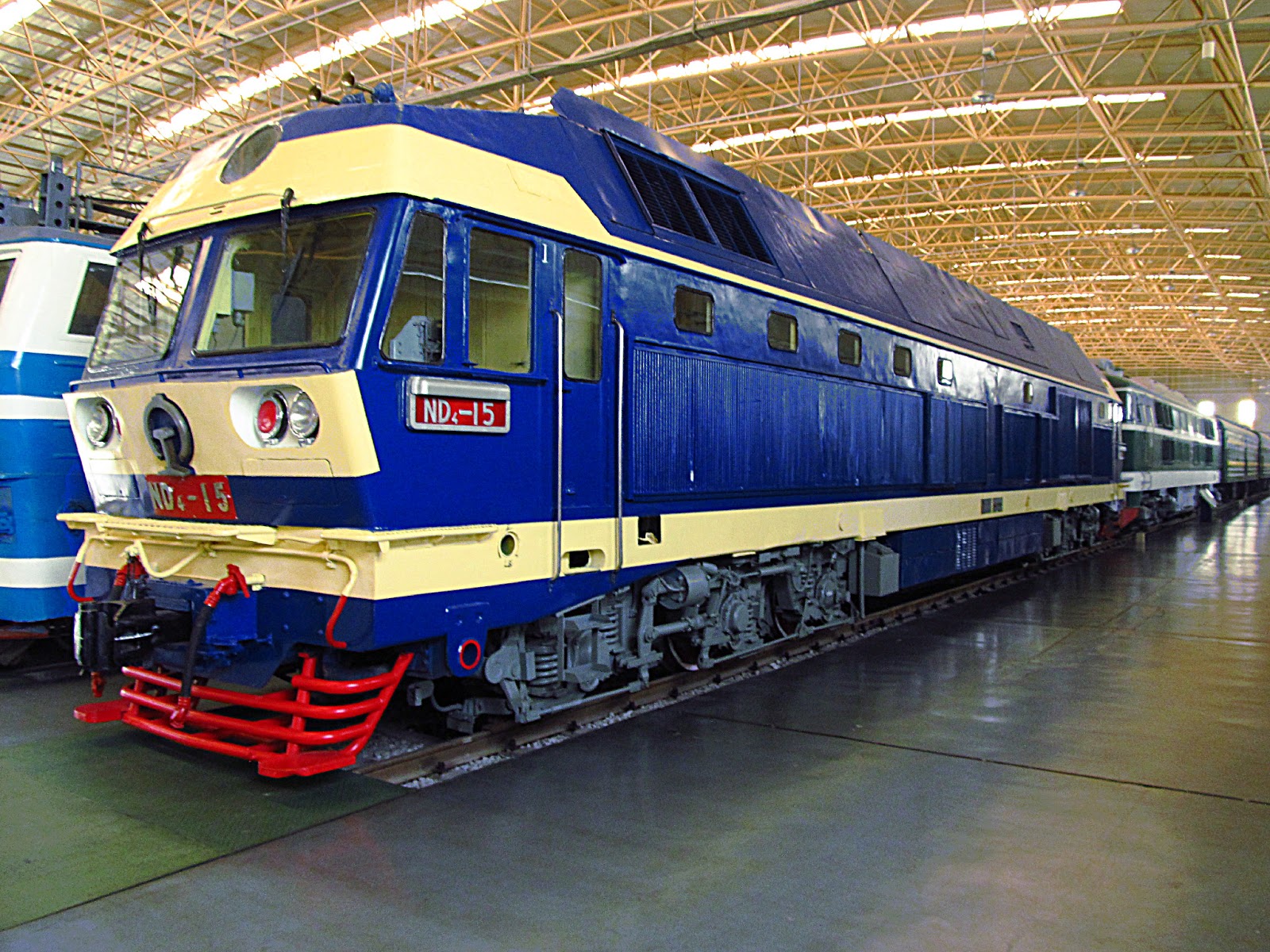 China Locomotive Museum: ND4 -15 Alstom diesel electric locomotive