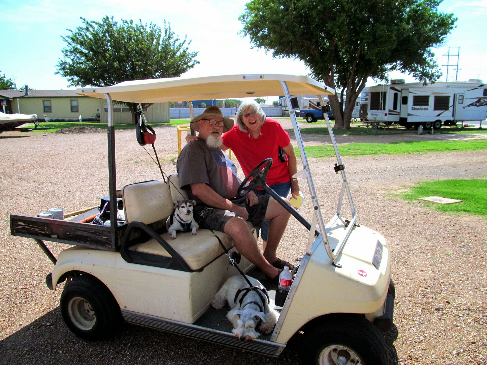Becky, Donnie and Maddy on the Road