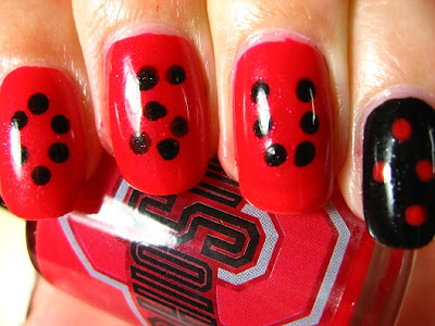 Right on the Nail: Official Ohio State Nail Polish Swatches: Scarlet ...