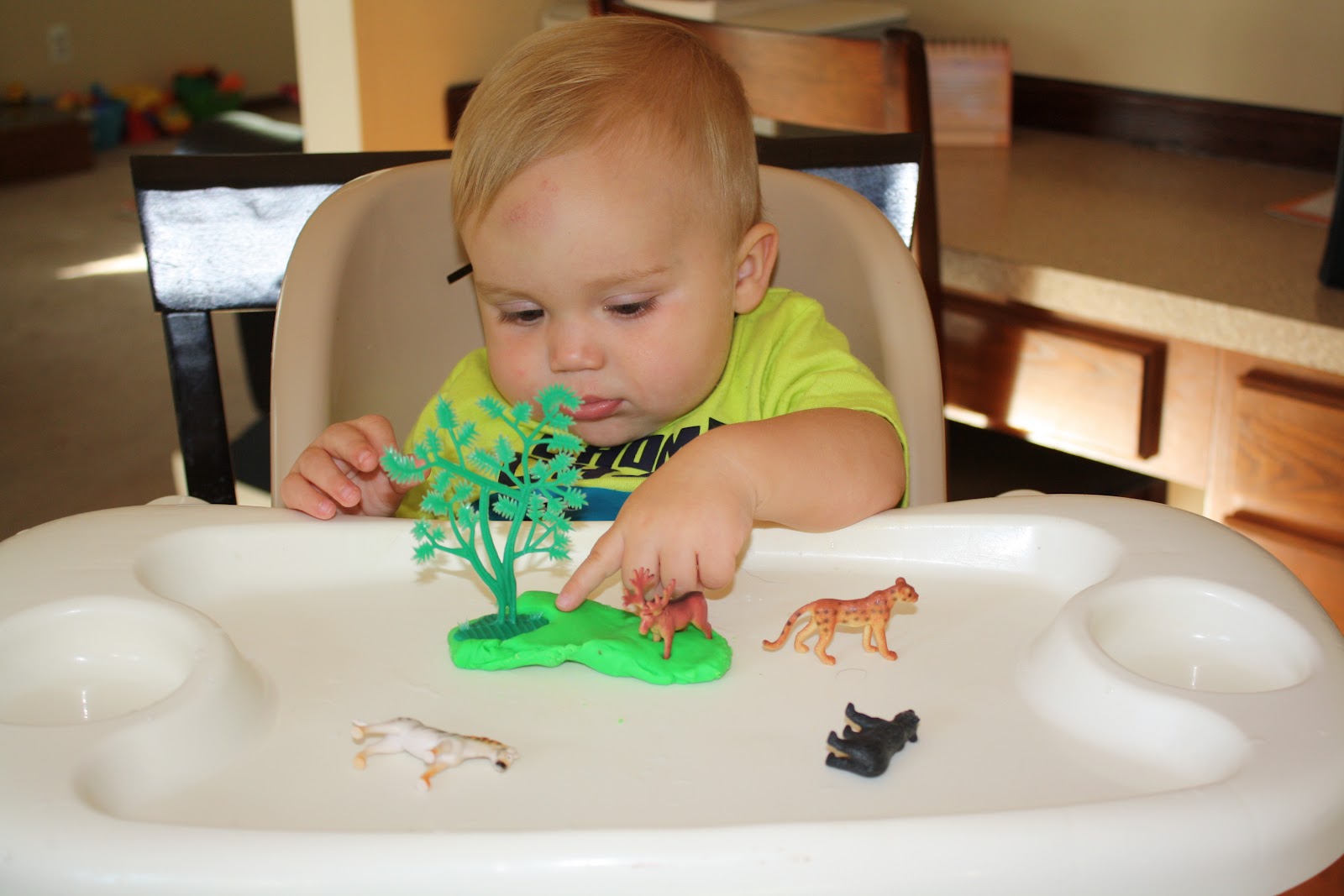 the blue elephant: Playdough Zoo Animals