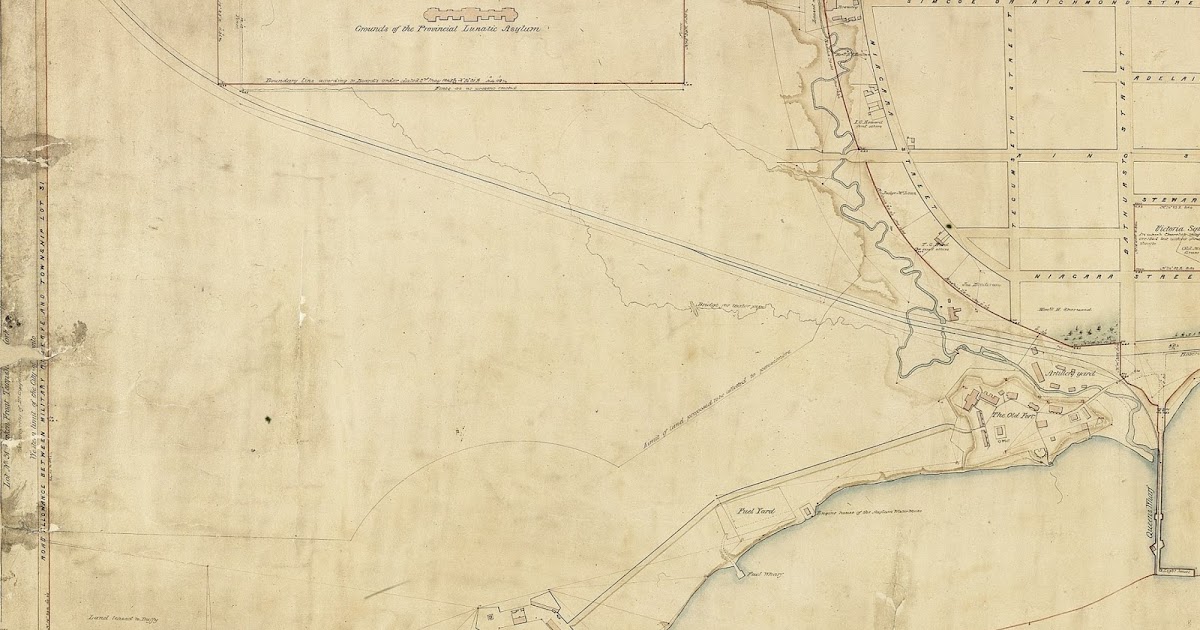 Fort York and Garrison Common Maps: 1852 Fleming: Plan of ordnance ...