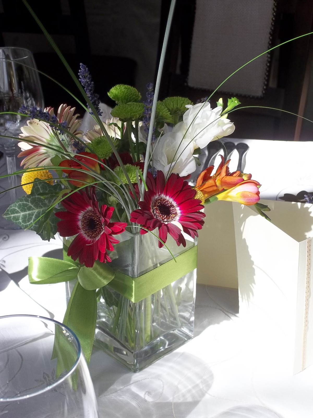 Buchete cu Flori: Aranjament flori colorate in vaza