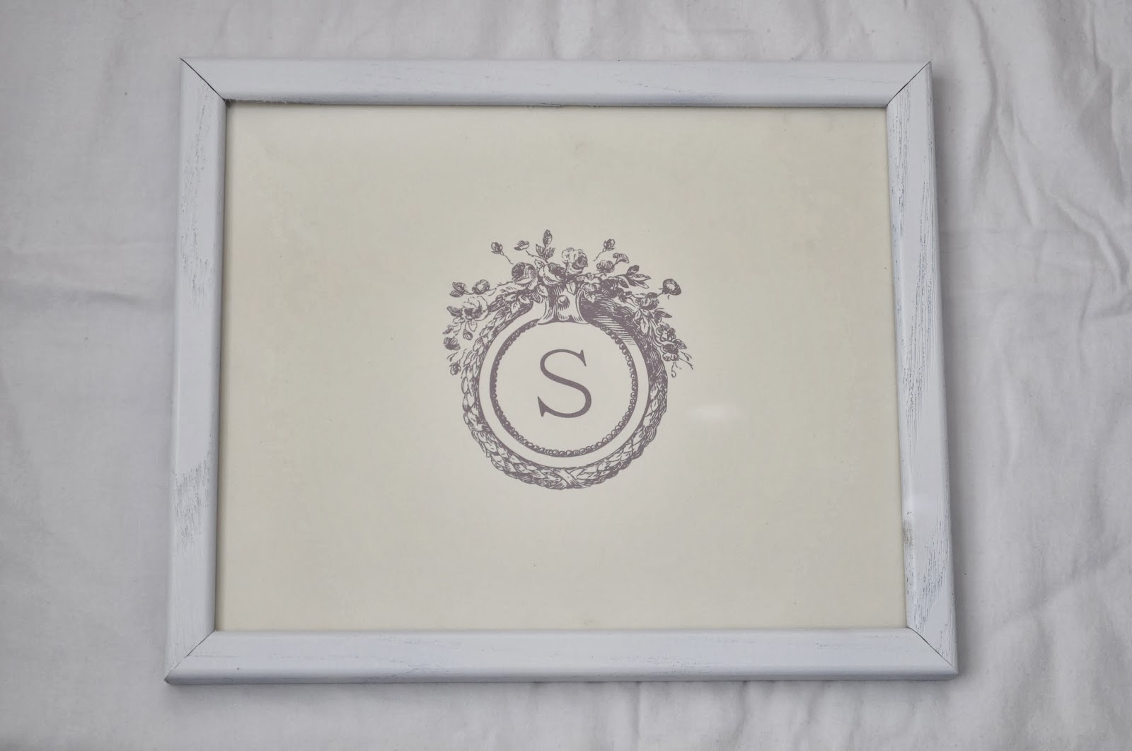 Olive & Gray: Rustic Monogram Printable {DIY}