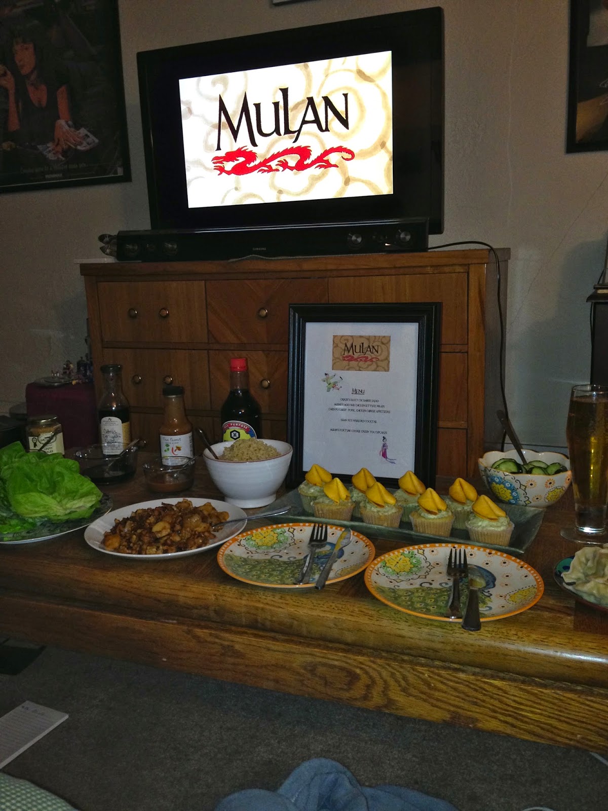 Reel Fancy Dinners: Mulan Dinner