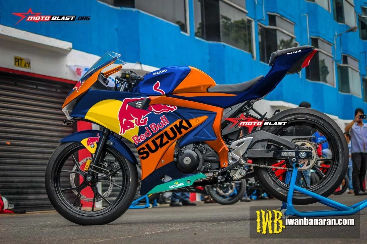 Ragam Modifikasi Striping GSX-R150 By Motoblast | Otofery