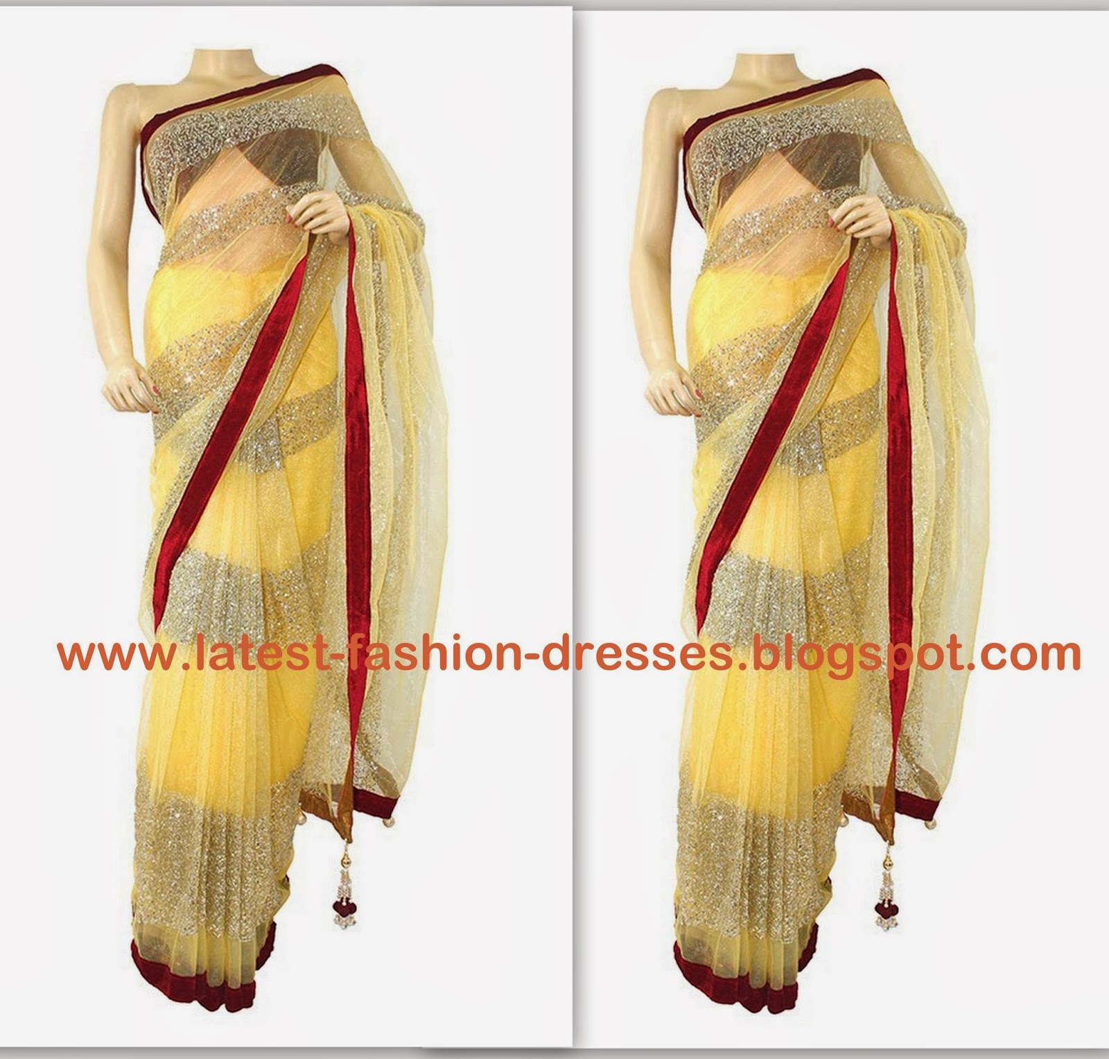 LATEST SOUTH INDIAN DESIGNER SAREE AND BLOUSE NECK DESIGNS COLLECTIONS ...