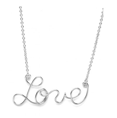 The Beauty of Life: Embrace Valentine's Day with These Script Love Pendants