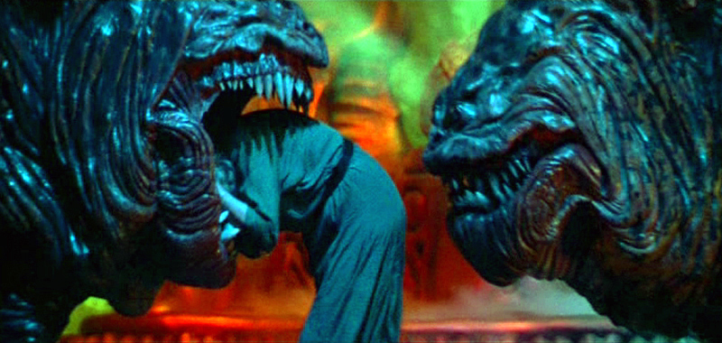 Invaders From Mars 1986 Aliens Eating