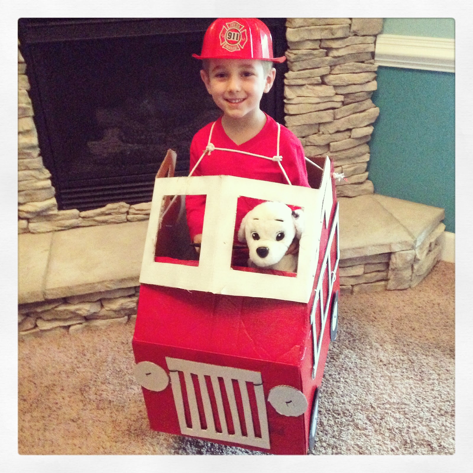 Kye's 1st School Project: Fireman - The Journey of Parenthood...