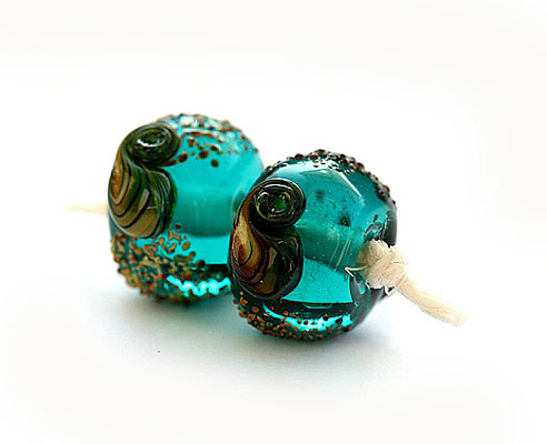 TonyaUtkina: Lampwork beads handmade by glass artist Katerina Koroleva