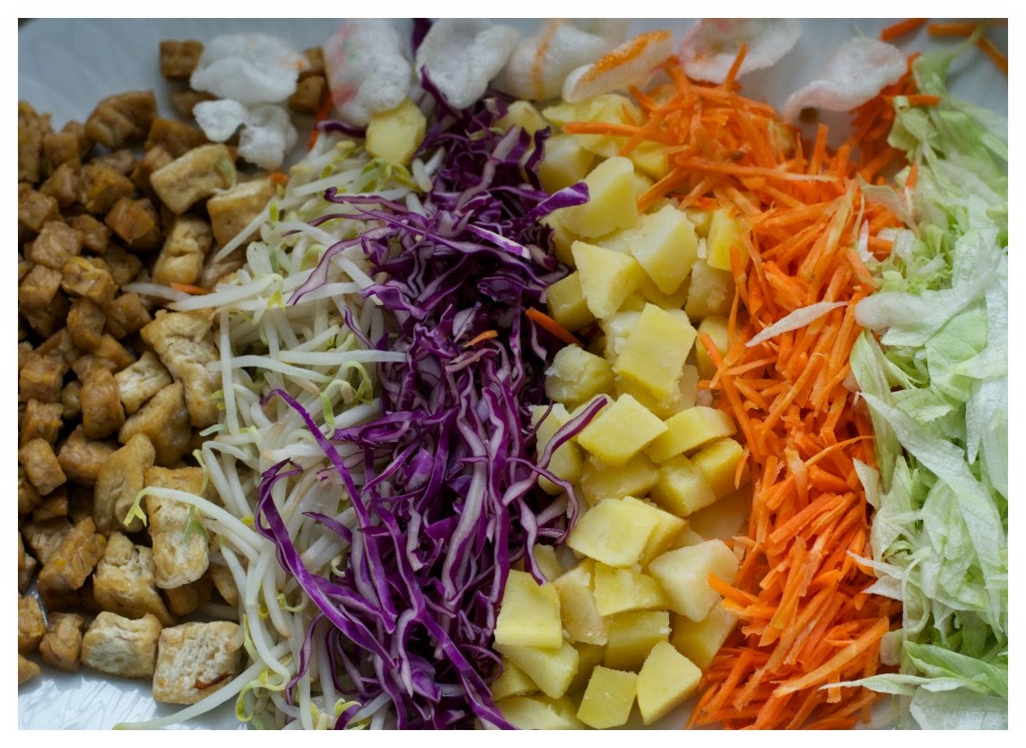 Indonesian Medan Food: Gado - Gado (Mix Vegetable Salad with Peanut and ...