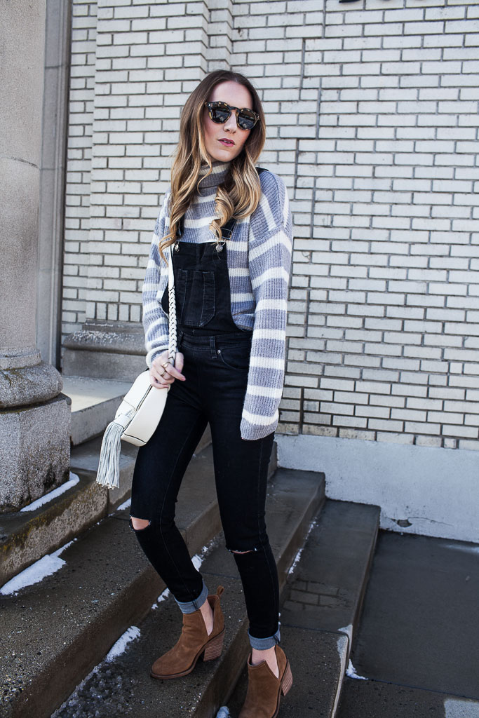 Styling Overalls for Winter - Twenties Girl Style