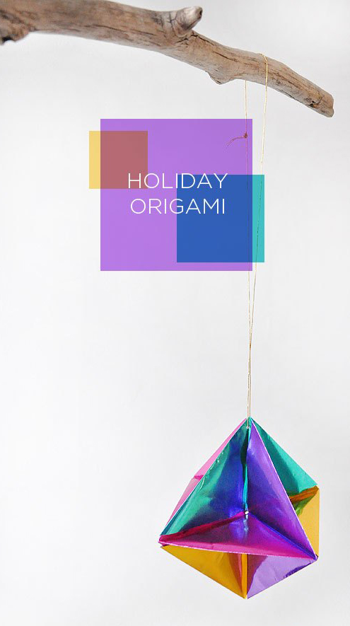 DIY: Holiday Origami | Poppytalk