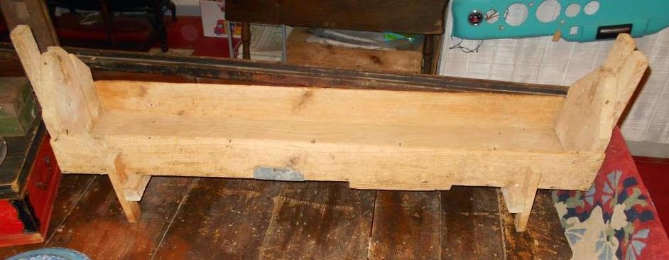 Log Cabin Antiques & Gifts: Old wooden chicken feeder
