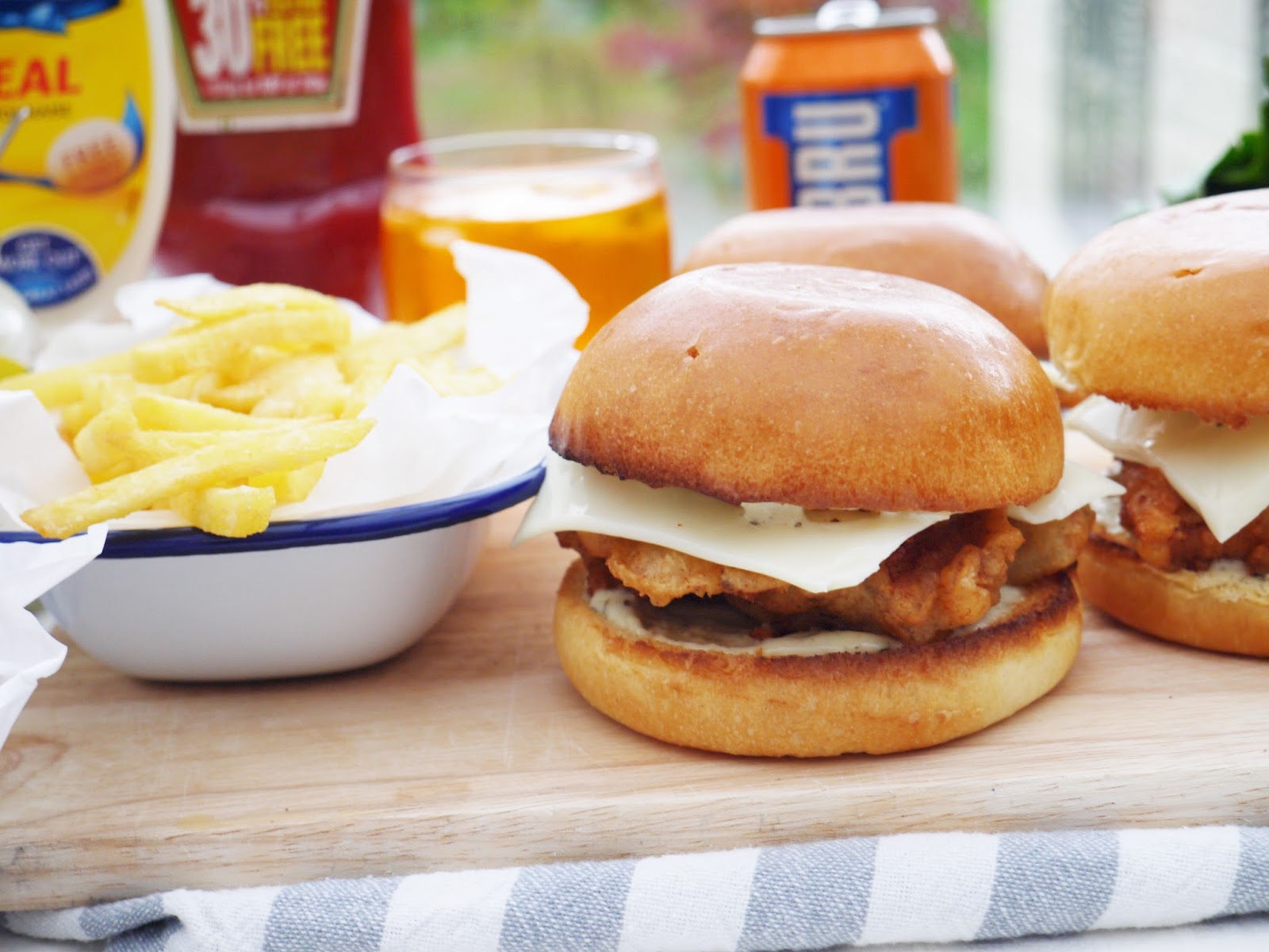 This Muslim Girl Bakes: Battered Fish Burgers.