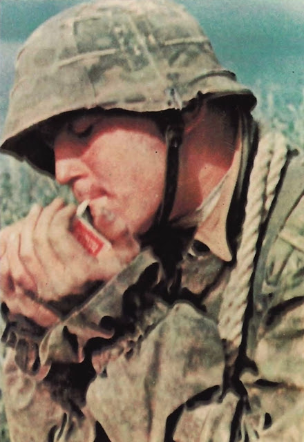 World War II in Color: A Grenadier from Hitlerjugend SS Division ...