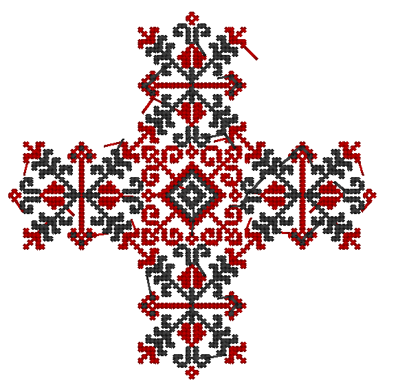 MODELE BRODERIE PENTRU COSTUMUL POPULAR ROMANESC : modele cruci in ...