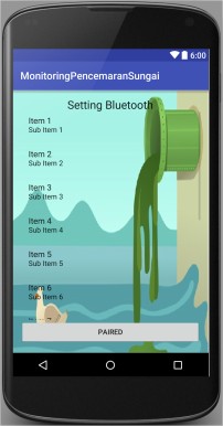 [Project] Monitoring Kualitas Air Sungai Berbasis Android dan Bluetooth