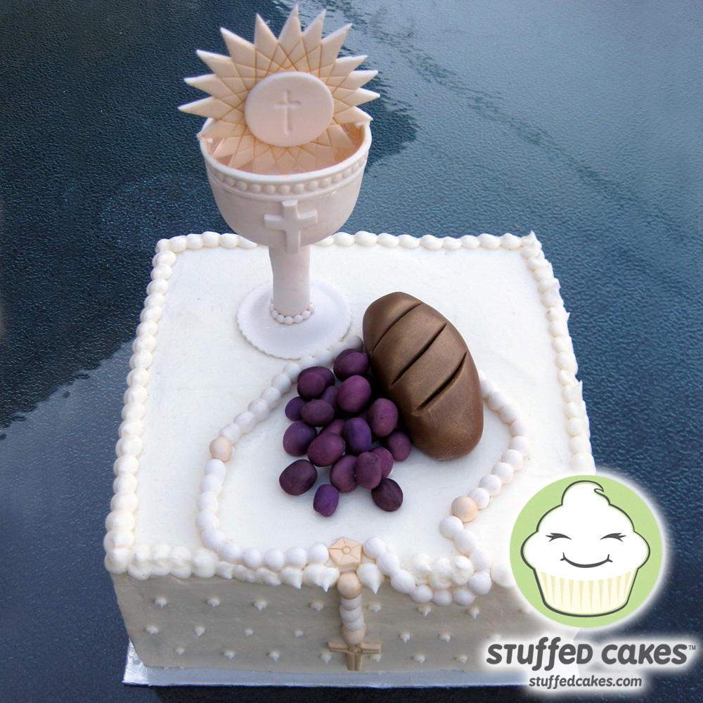 Stuffed Cakes: First Communion Cake