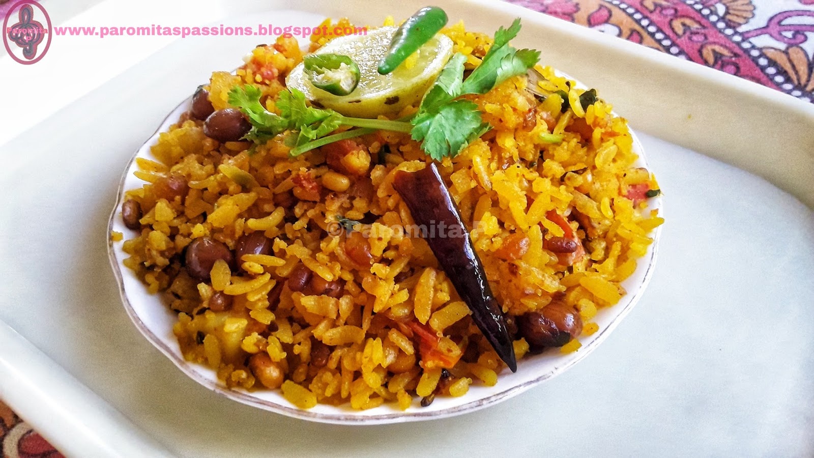 Spicy Poha - Paromita's Passions