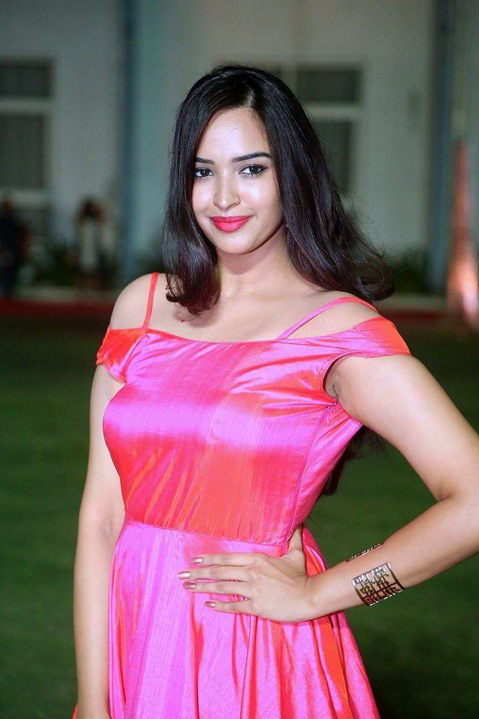 Poojitha at Darshakudu Movie Audio Launch Event Gallery