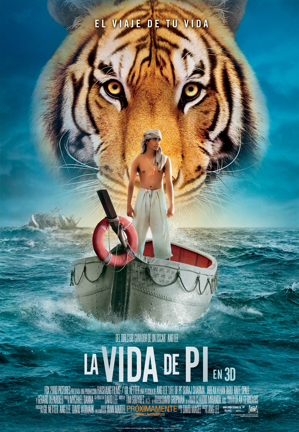 Cine y ... ¡acción!: Especial Oscars: La vida de Pi (Life of Pi)