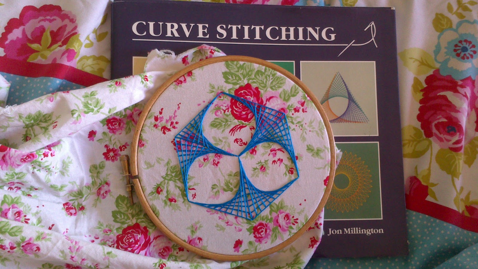 trashy elegance: first attempt at mathematical curve stitching