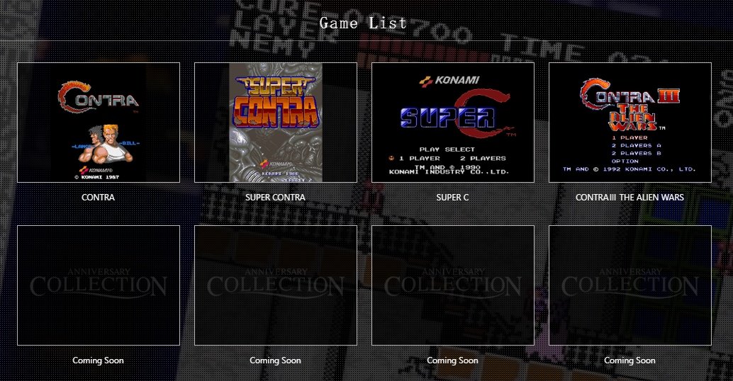 Konami 50th Anniversary Collection é anunciado para o Switch - Nintendo ...