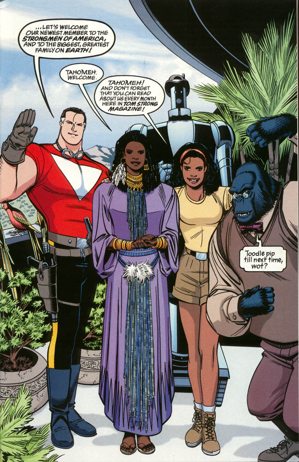 In The Mouth Of Dorkness: Comic Review: Tom Strong Deluxe Edition Volume 1