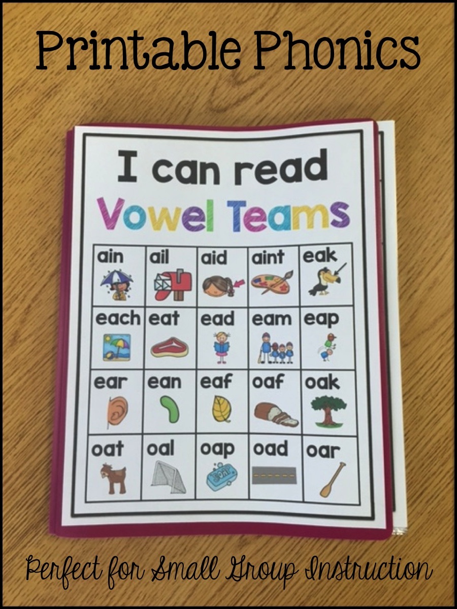 Sarah s First Grade Snippets Vowel Teams Printable Intervention