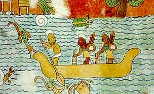 Los Conquistadores de la Historia: EL COMERCIO EN LA CULTURA MAYA