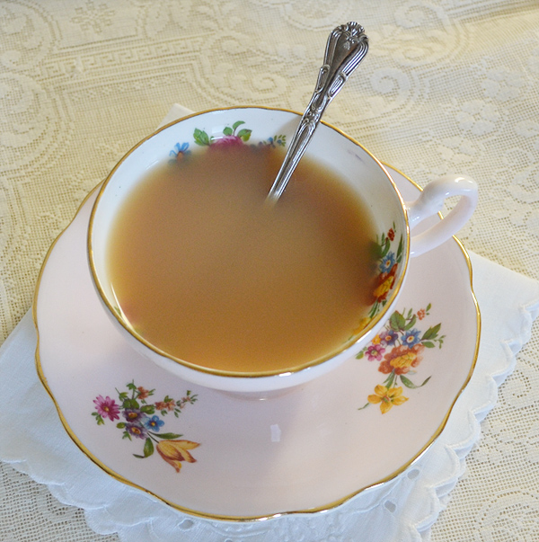 Artful Affirmations: Tea Cup Tuesday-Pink and Cream