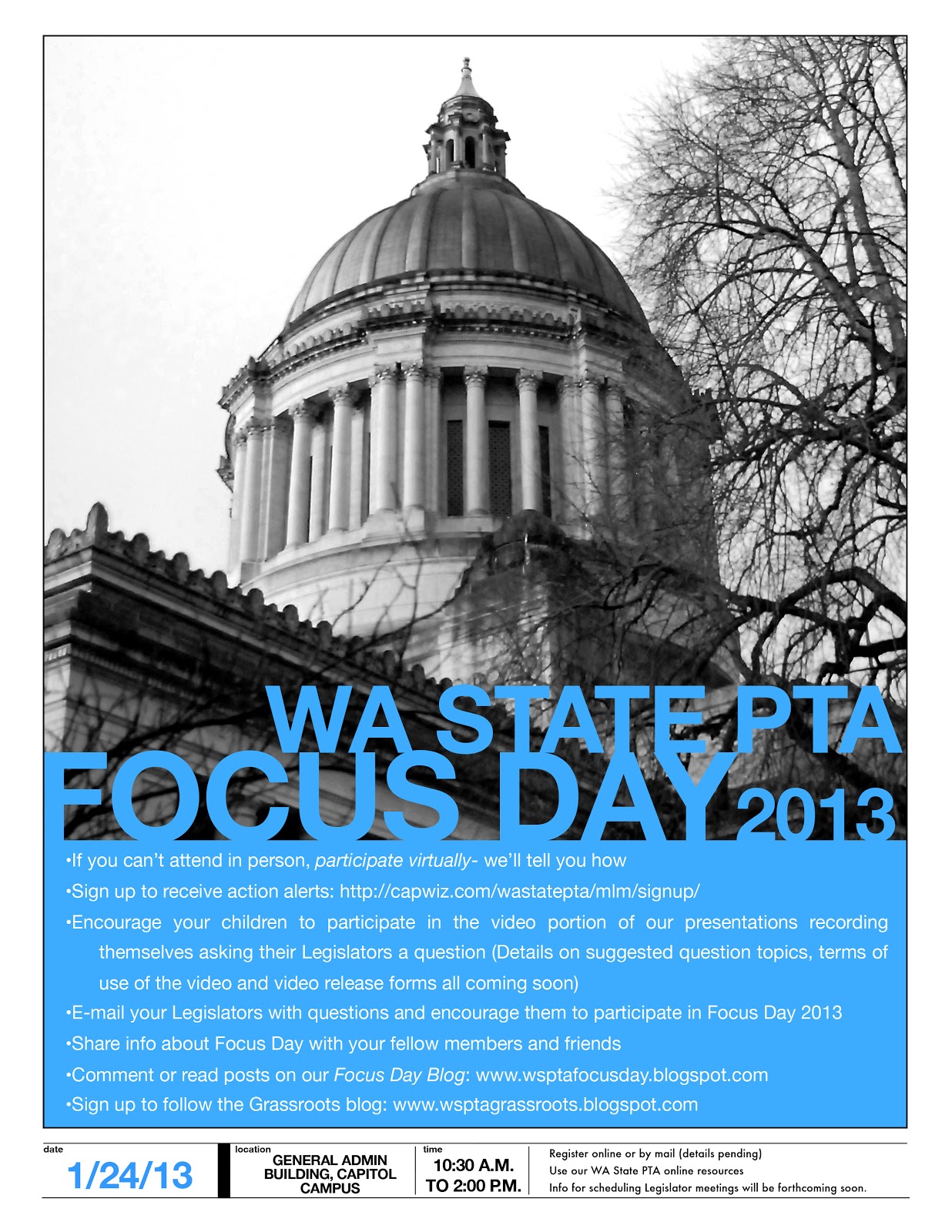 WSPTA Focus Day: Focus Day Flyers