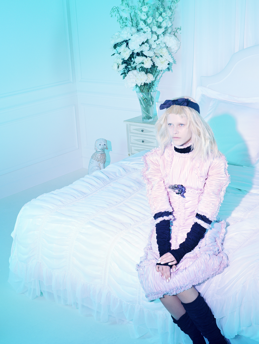 Eva Minaeva in Vogue Italia September 2016 by Miles Aldridge