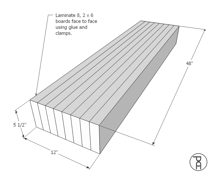 Simple Metal Leg Beam Bench | Video + Plans | Pneumatic Addict